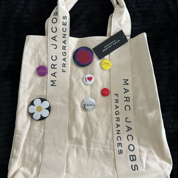 Marc Jacobs | Bags | Marc Jacobs Fragrances Canvas Tote Bag | Poshmark